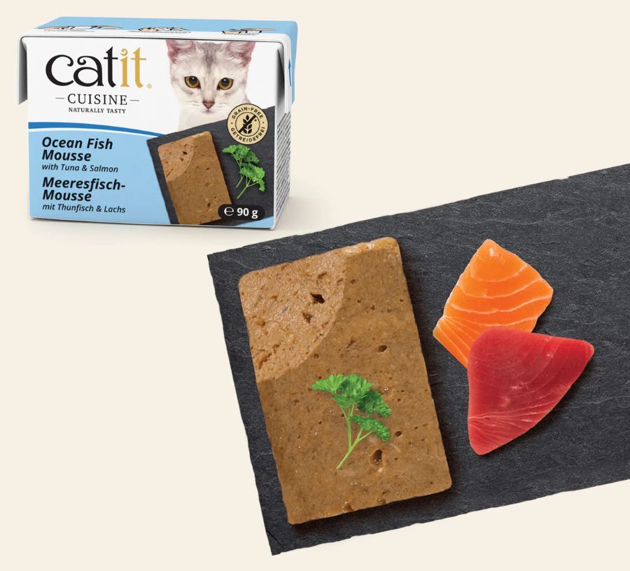 Catit Cuisine Mousse Pescado con Atún y Salmón - Confort Animal